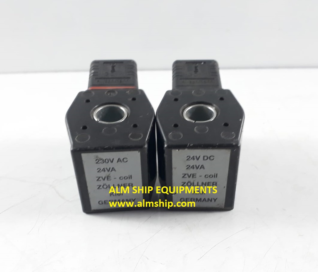 Zollner Kiel ZVE-Coil 230VAC & 24VDC 24VA | ALM SHIP EQUIPMENTS